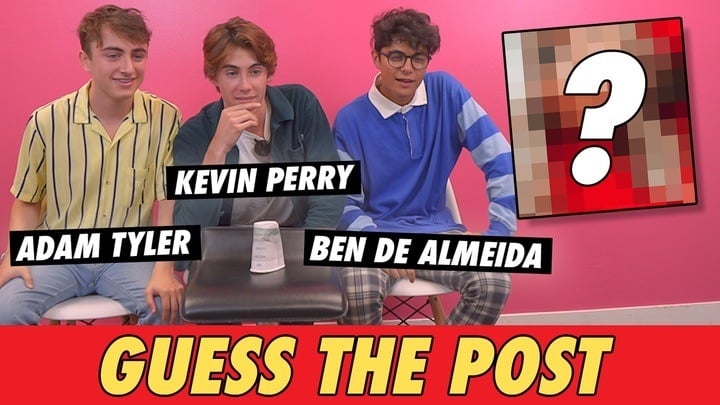 Adam Tyler Berman, Kevin Perry & Ben De Almeida - Guess The Post | Famous Birthdays