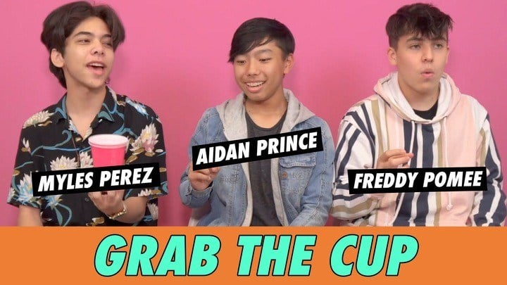 Aidan Prince, Freddy Pomee, & Myles Perez - Grab The Cup | Famous Birthdays