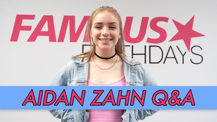 Aidan Zahn Q&A | Famous Birthdays