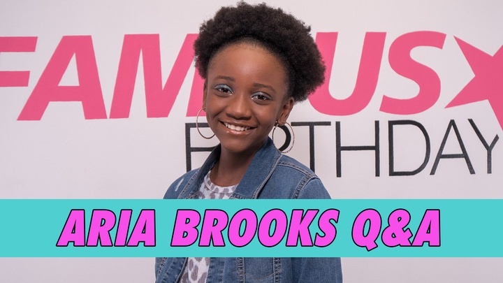 Aria Brooks Q&A (2020) | Famous Birthdays