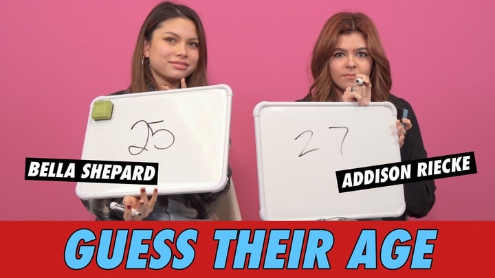 Bella Shepard vs. Addison Riecke: Guess Their Age | Famous Birthdays