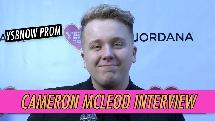 Cameron McLeod - YSBnow Prom Interview | Famous Birthdays