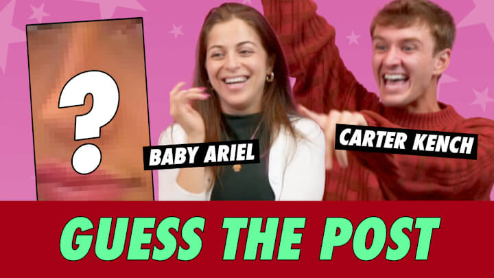 Carter Kench vs. Baby Ariel - Guess The Post | Famous Birthdays