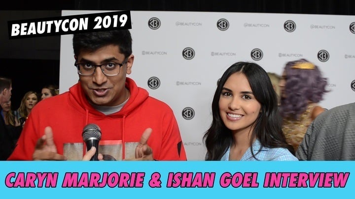 Caryn Marjorie & Ishan Goel Interview - Beautycon 2019 | Famous Birthdays