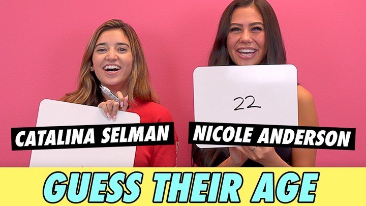 Catalina Selman & Nicole Anderson - Guess Their Age | Famous Birthdays