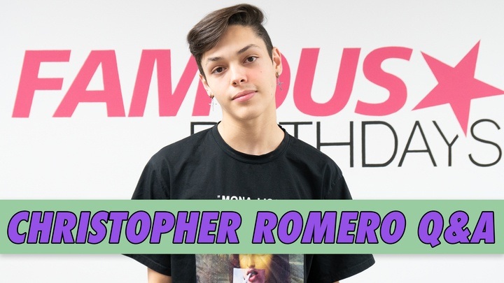Christopher Romero Q&A | Famous Birthdays