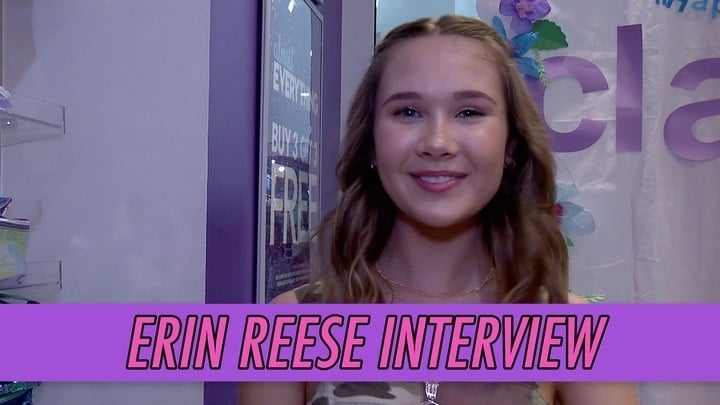 Erin Reese Interview - Claire's Birthday Event | Famous Birthdays