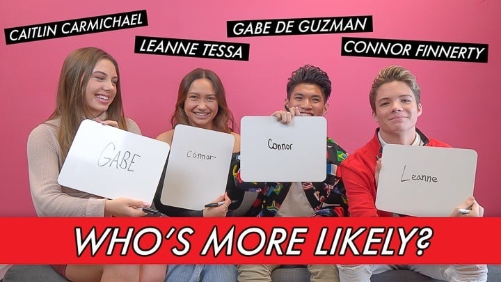 Gabe De Guzman, Connor Finnerty, Leanne Tessa & Caitlin Carmichael ...