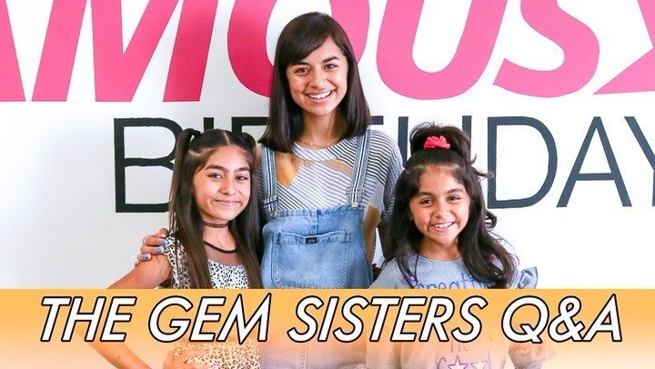 GEM Sisters Q&A | Famous Birthdays