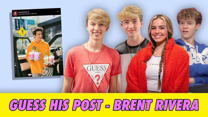 Guess His Post: Brent Rivera | Famous Birthdays
