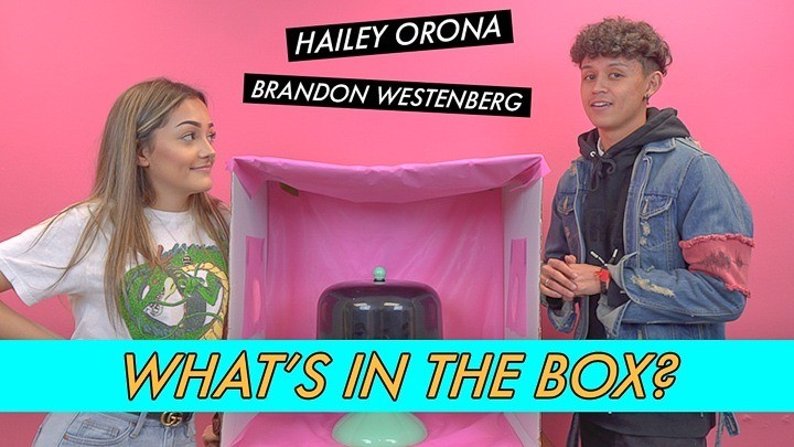 Hailey Orona vs. Brandon Westenberg - What's in the Box? | Famous Birthdays