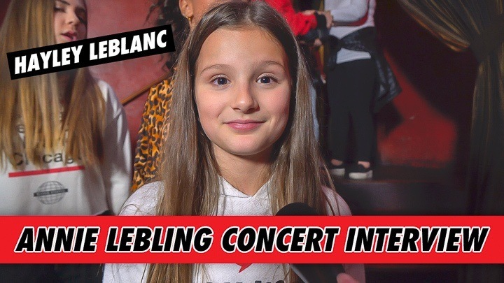 Hayley LeBlanc - Annie LeBling Concert Interview | Famous Birthdays