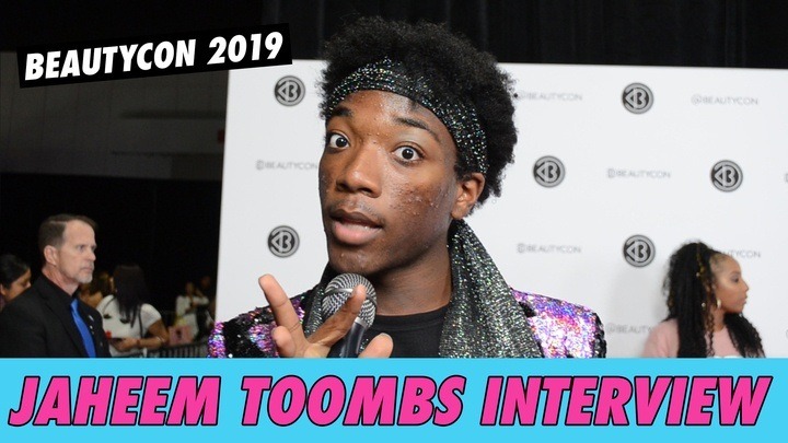 Jaheem Toombs Interview - Beautycon 2019 | Famous Birthdays