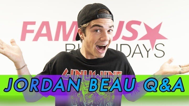 Jordan Beau Q&A (2018) | Famous Birthdays