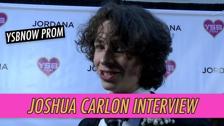 Joshua Carlon - YSBnow Prom Interview | Famous Birthdays