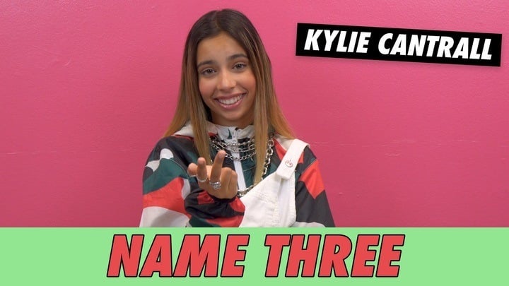 Kylie Cantrall - Name Three | Famous Birthdays