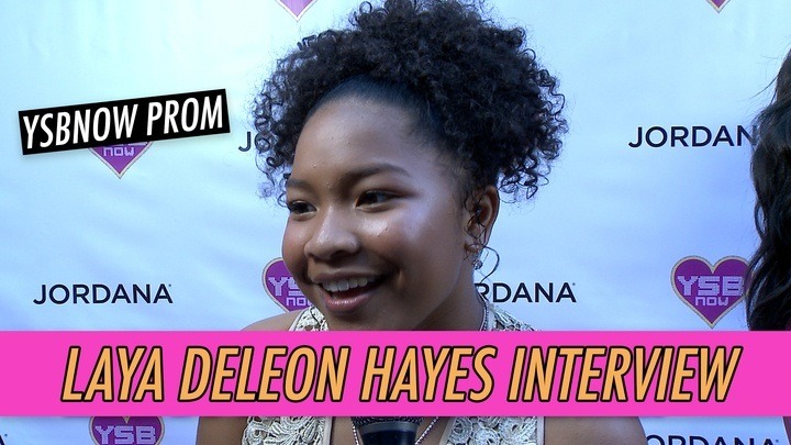 Laya DeLeon Hayes - YSBnow Prom Interview | Famous Birthdays