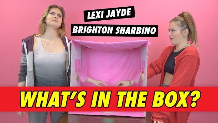 Lexi Jayde vs. Brighton Sharbino - What's In The Box? | Famous Birthdays