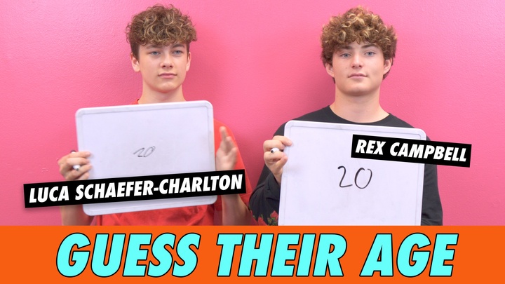 Luca Schaefer-Charlton & Rex Campbell - Guess Their Age | Famous Birthdays