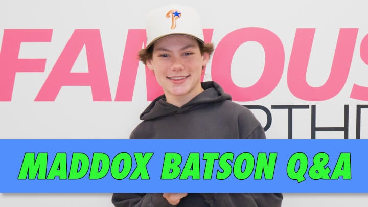 Maddox Batson Q&A | Famous Birthdays