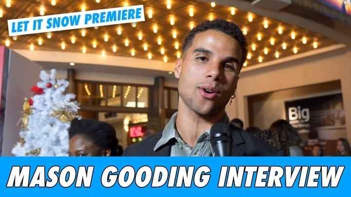 Mason Gooding Interview - Let It Snow Premiere | Famous Birthdays