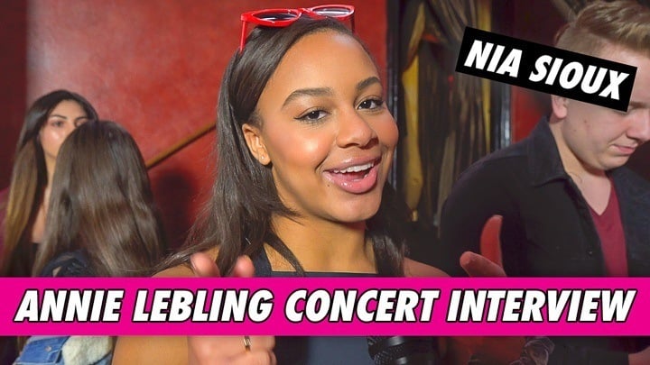 Nia Sioux - Annie LeBling Concert Interview | Famous Birthdays