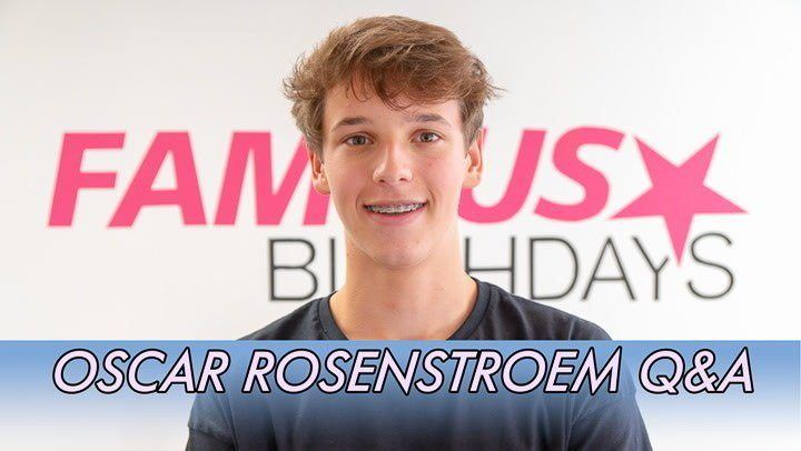 Oscar Rosenstroem Q&A | Famous Birthdays