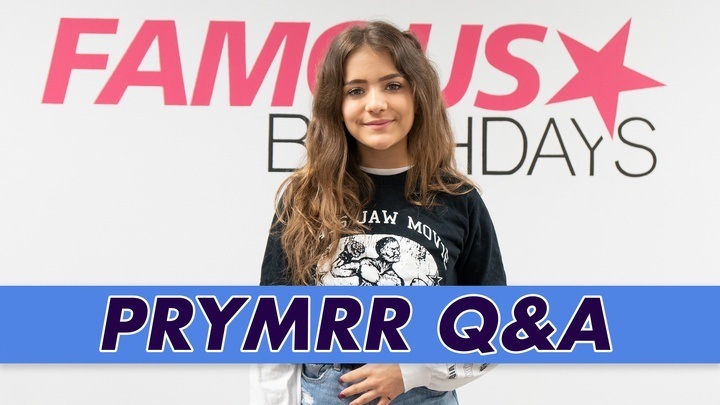 Prymrr Q&A (2019) | Famous Birthdays