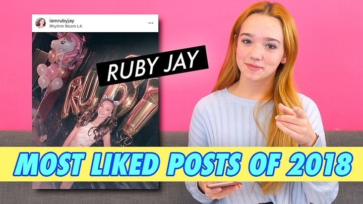 Ruby Jay || Most liked Instagram posts of 2018 | Famous Birthdays