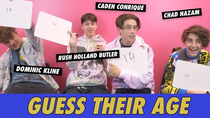 Rush Holland Butler, Caden Conrique, Chad Nazam & Dominic Kline - Guess ...