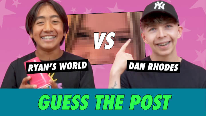 Ryan's World vs. Dan Rhodes - Guess The Post | Famous Birthdays