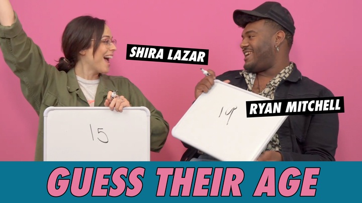 Shira Lazar vs. Ryan Mitchell - Guess Their Age | Famous Birthdays