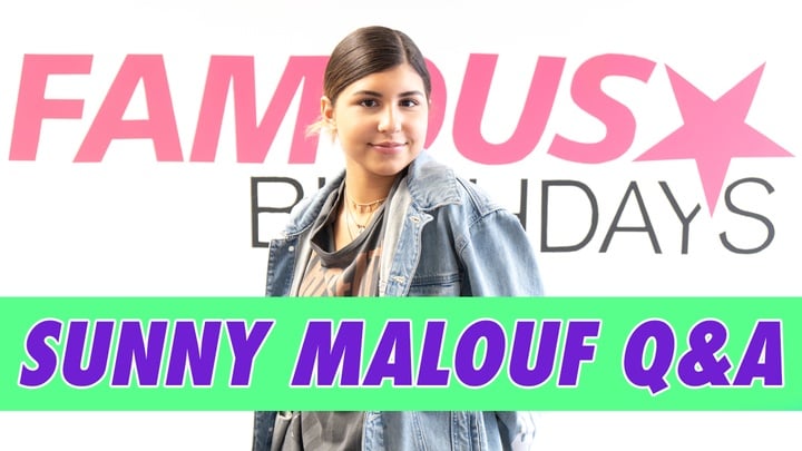 Sunny Malouf Q&A | Famous Birthdays