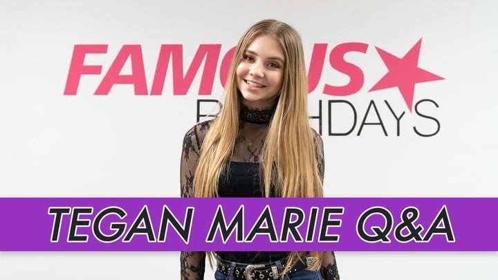 Tegan Marie Q&A | Famous Birthdays