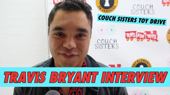 Travis Bryant Interview ll Couch Sisters Toy Drive | Famous Birthdays
