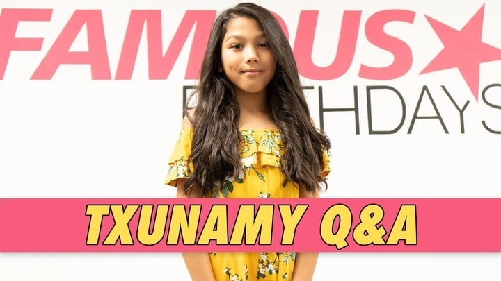 Txunamy Q&A (2019) | Famous Birthdays