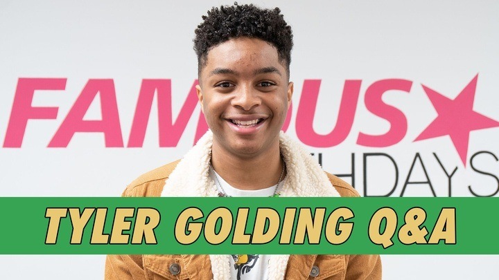 Tyler Golding Q&A | Famous Birthdays